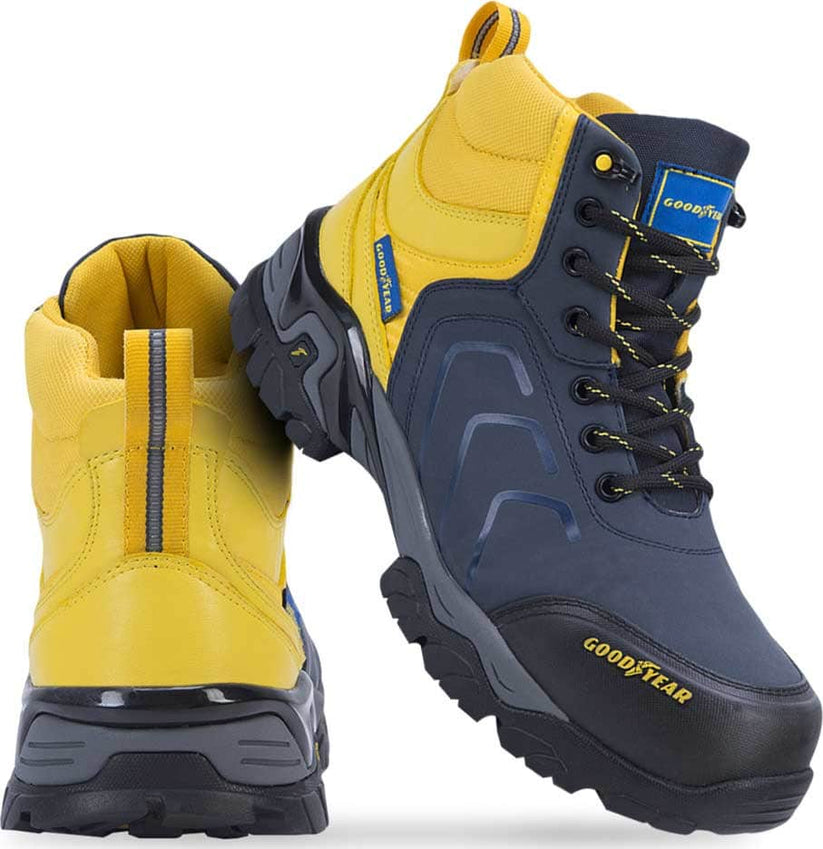 Goodyear blue men's industrial work boot model 0111 – Conceptos