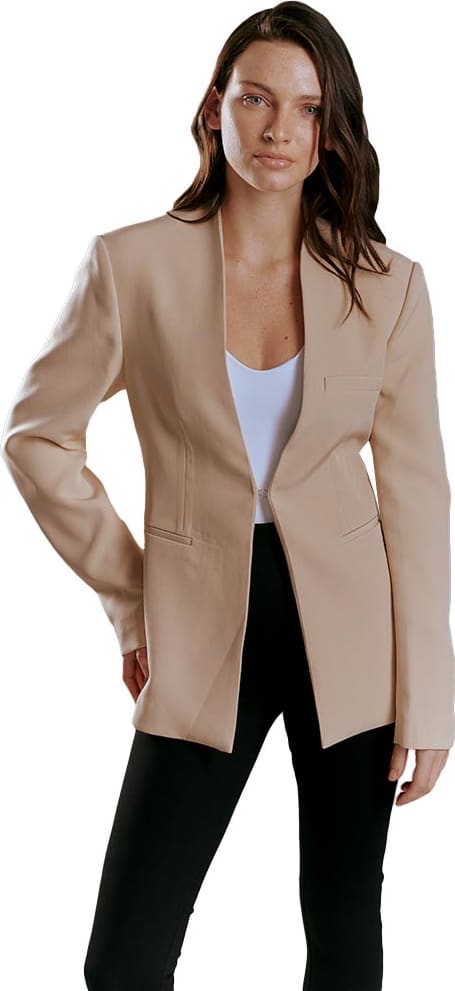 Saco de vestir (formal) dama beige Holly Land modelo B927 – Conceptos
