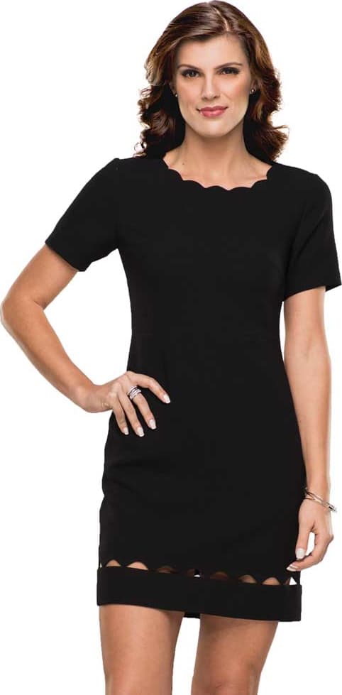 Dress dress (formal) lady black Choppard model AGUE – Conceptos