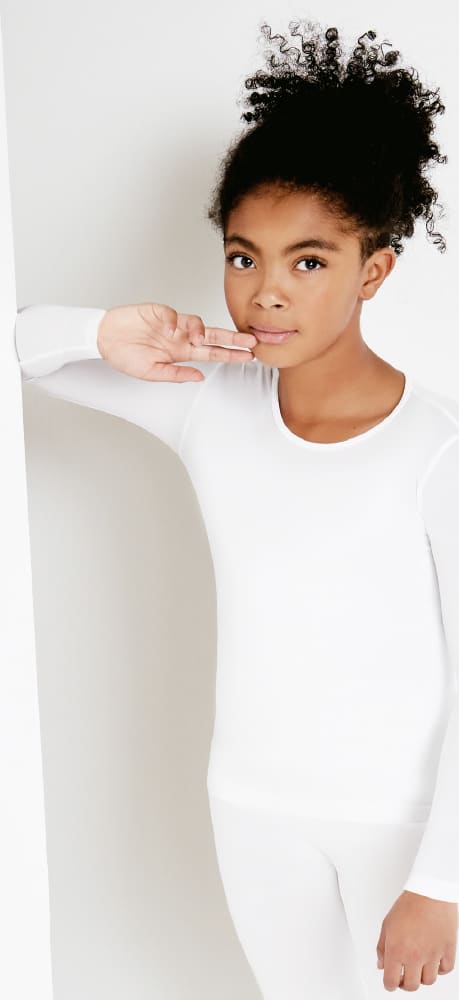 Playera interior niña blanco Active Fit modelo 0021 – Conceptos