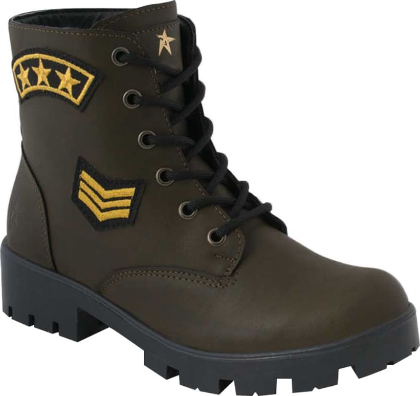Gloria Trevi women's brown urban casual tennis boot model 5266 – Conceptos